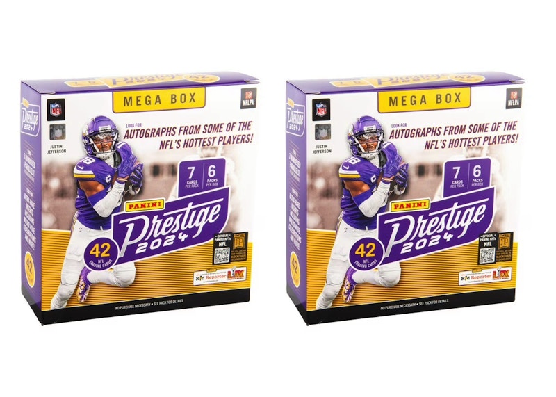 2024 Panini Presitge Football Mega Box 2x Lot - 2024 - MX