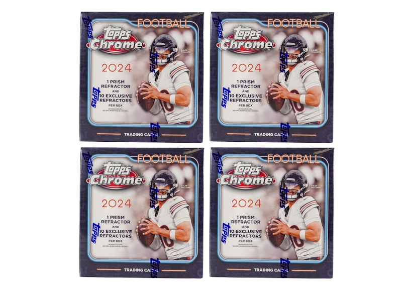 2024 Topps Chrome Football Mega Box 4x Lot - 2024 - US
