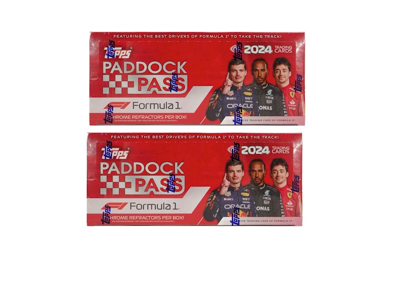 2024 Topps Paddock Pass F1 Formula 1 Hobby Box 2x Lot - 2024 - GB