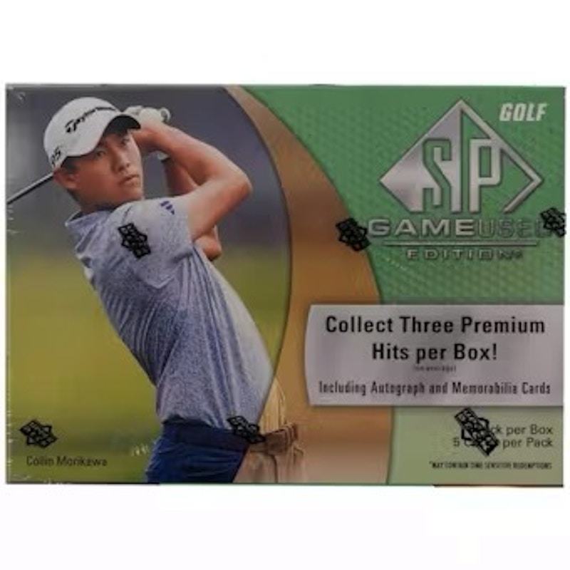 2024 Upper Deck SP Game Used Golf Hobby Box Golf Hobby Box - 2024 - US