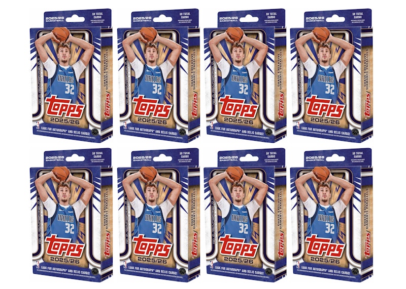 2025-26 Topps Basketball Hanger Box 8x Lot - 2025-26 - US