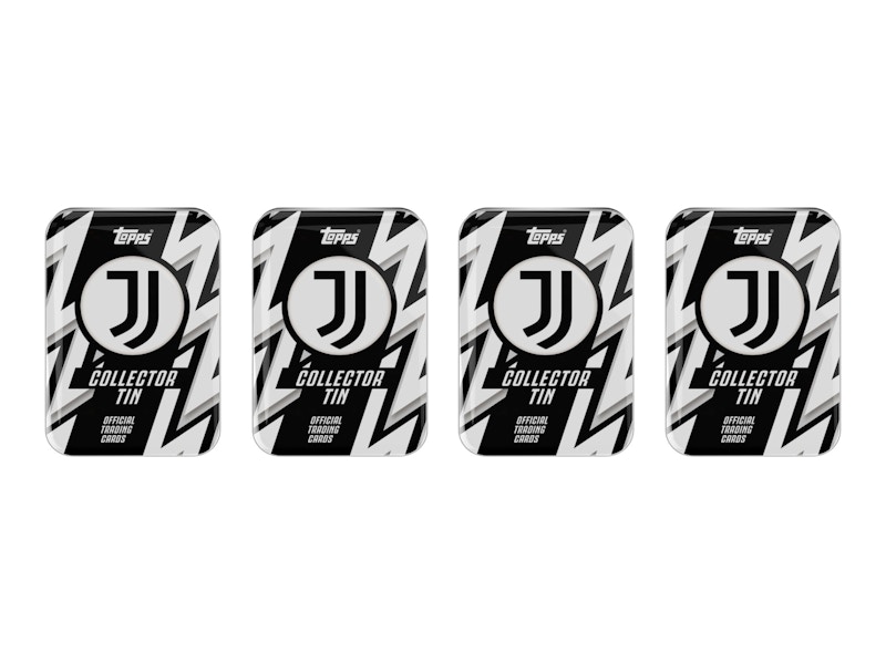 2025-26 Topps FCB Juventus Collector Tin 4x Lot - 2025-26 - US