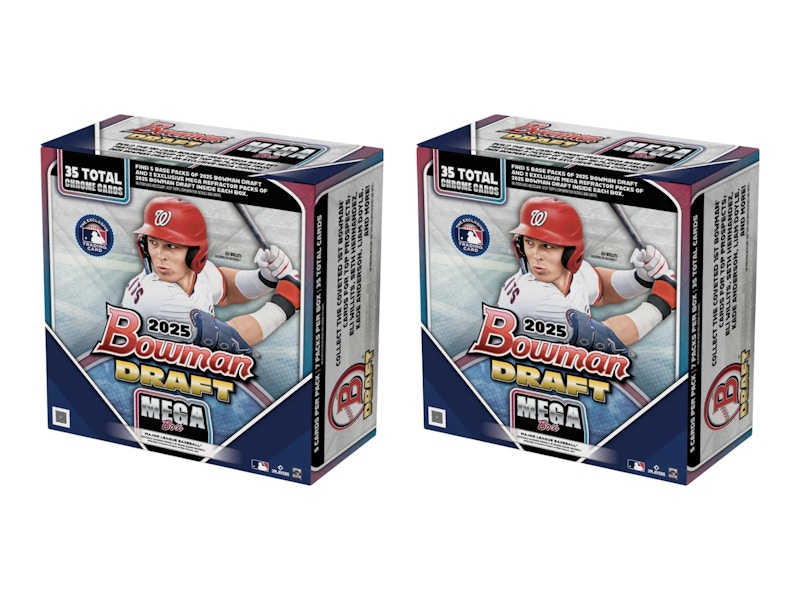 2025 Bowman Draft Baseball Mega Box 2x Lot - 2025 - CN