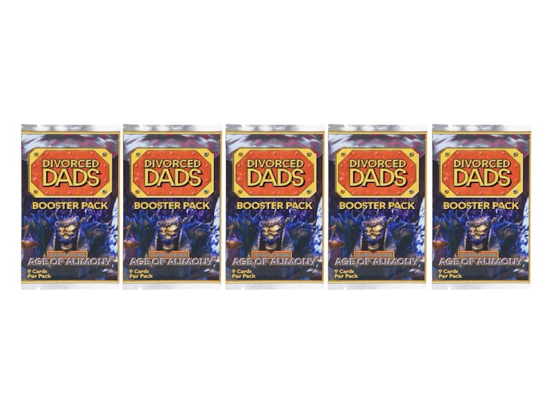 2025 Divorced Dads Age of Alimony Booster Pack 5x Lot - 2025 - US