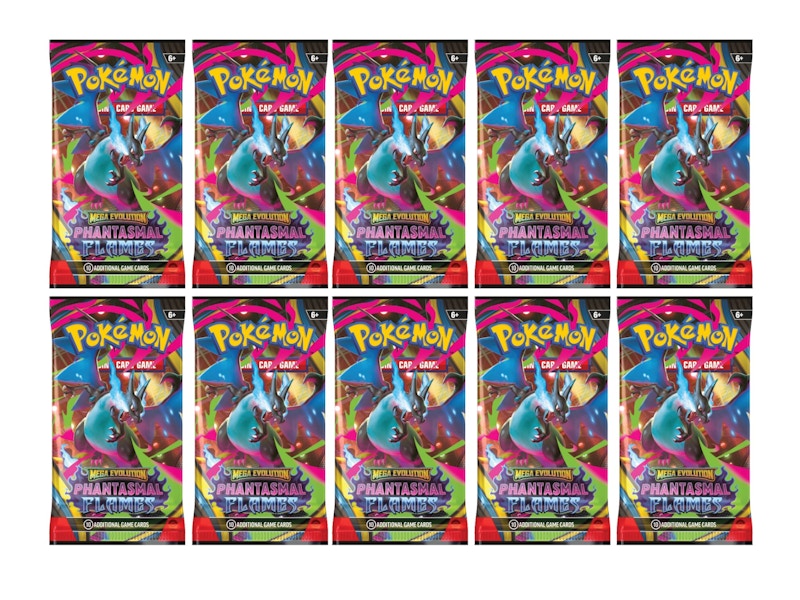 2025 Pokémon Mega Evolution Phantasmal Flames Mega Charizard X Booster ...