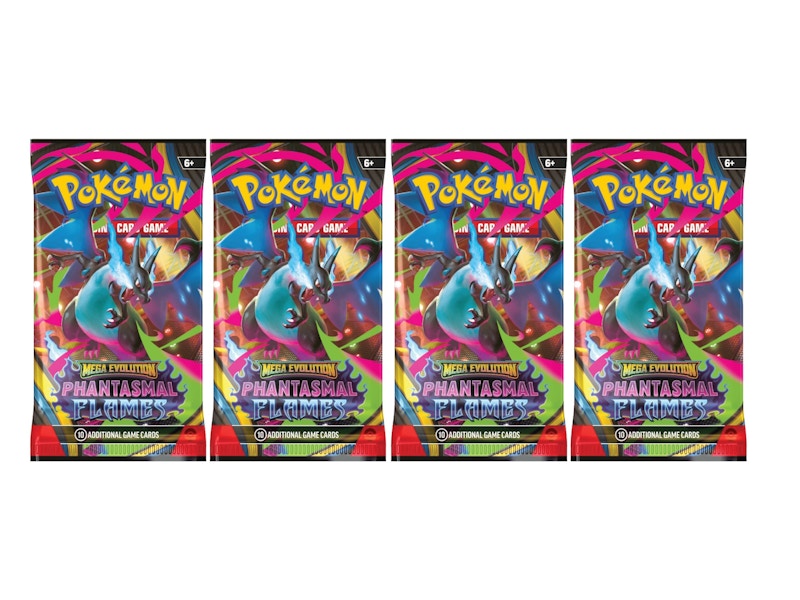 2025 Pokémon Mega Evolution Phantasmal Flames Mega Charizard X Booster ...