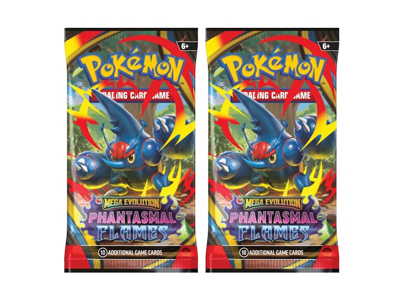 2025 Pokémon Mega Evolution Phantasmal Flames Mega Heracross Booster ...