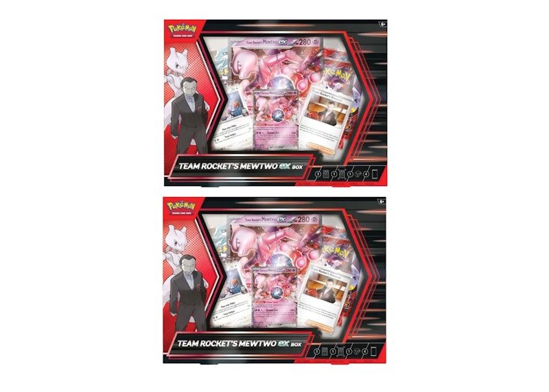 2025 Pokémon Scarlet & Violet Destined Rivals Team Rocket's Mewtwo EX ...