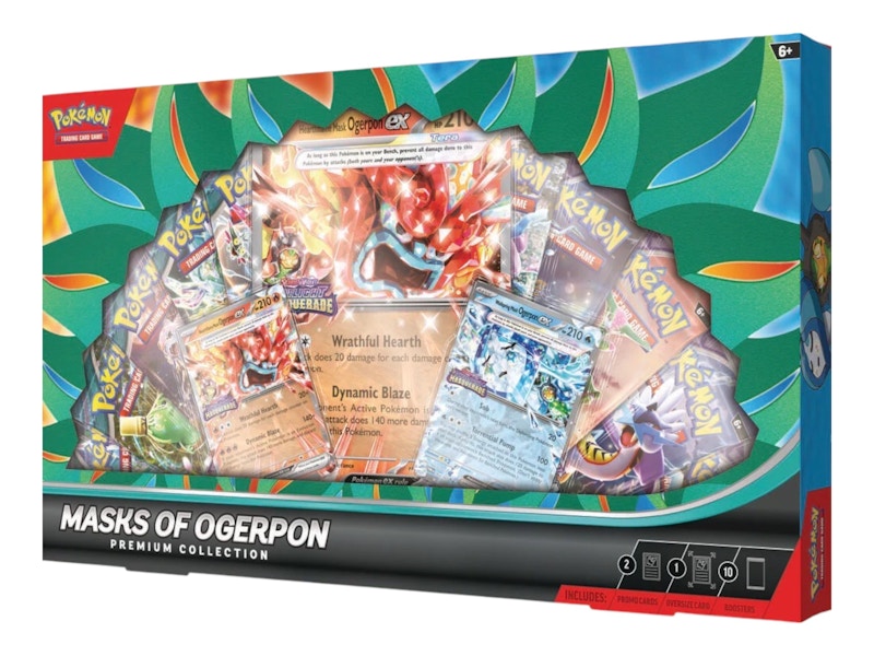 2025 Pokémon Scarlet & Violet Masks of Ogerpon EX Premium Collection ...