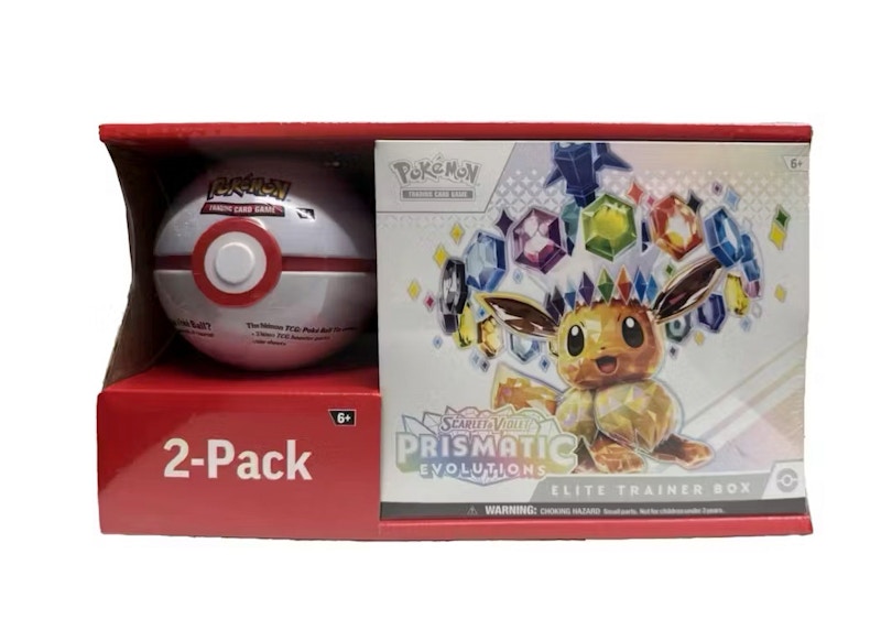 2025 Pokémon Scarlet & Violet Prismatic Evolutions Elite Trainer Box ...