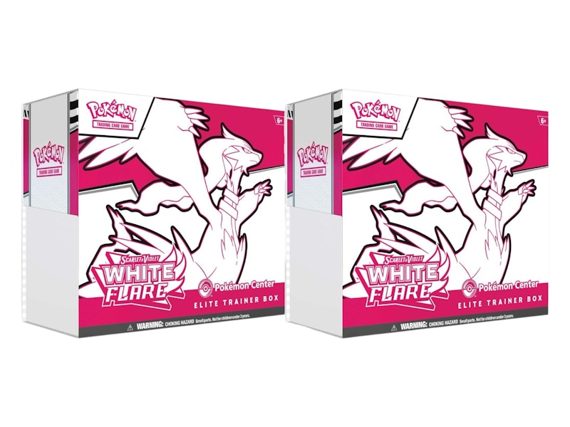2025 Pokémon Scarlet & Violet White Flare Pokemon Center Elite Trainer ...