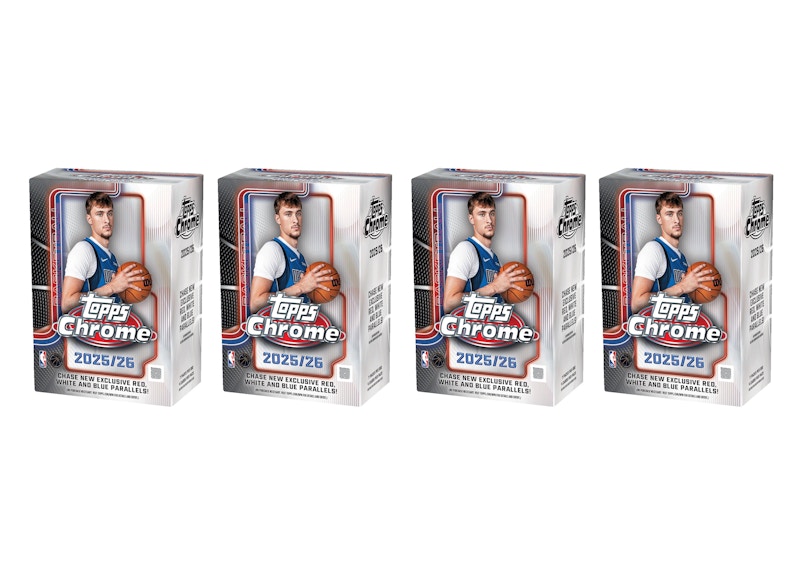 2025-26 Topps Chrome Basketball Value Box 4x Lot - 2025-26 - US