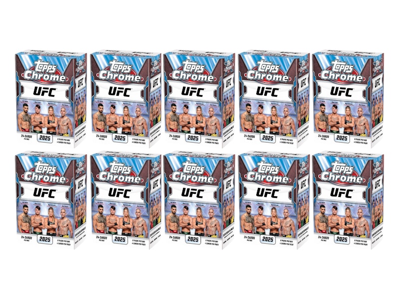 2025 Topps Chrome UFC Value Box 10x Lot - 2025 - KR