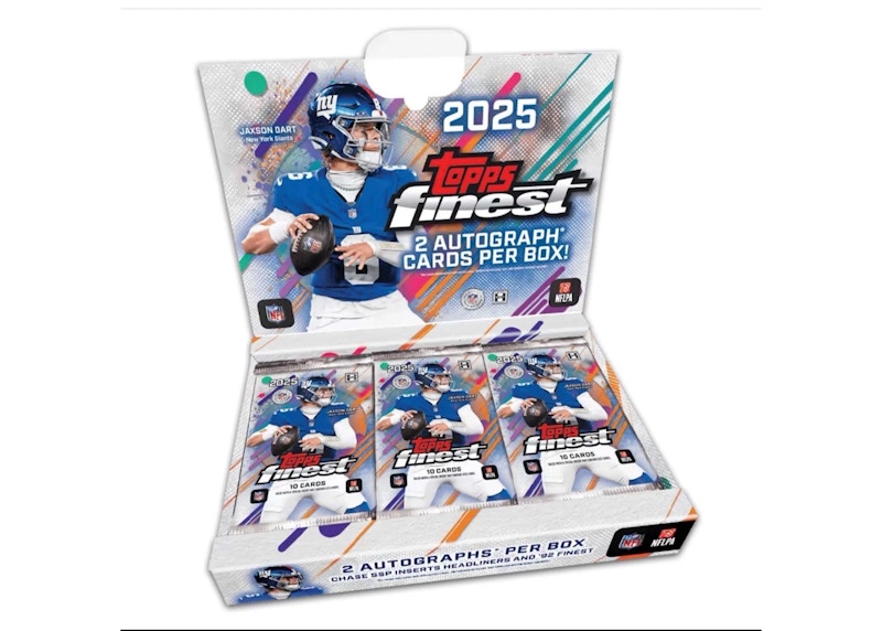 2025 Topps Finest Football NFL Hobby Box - 2025 - US