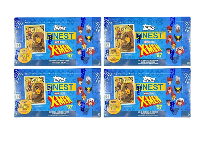 2025 Topps Finest X-Men 97 Hobby Box 4x Lot - 2025 - US