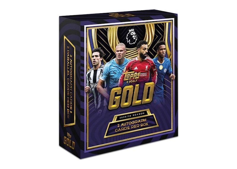 2025 Topps Premier League Gold Soccer Box - 2025 - GB