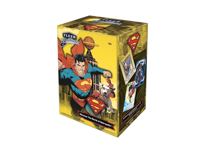 2025 Upper Deck Fleer Brilliants Superman Blaster Box (GameStop ...