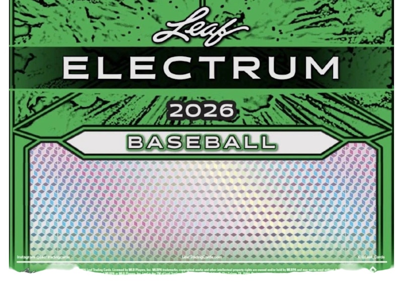 2026 Leaf Electrum Baseball Super Mega Box - 2026 - GB