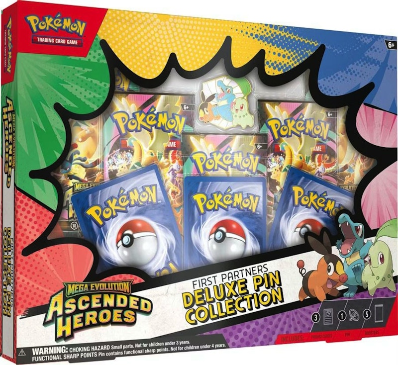 2026 Pokemon Mega Evolution Ascended Heroes Deluxe Pin Collection Box ...