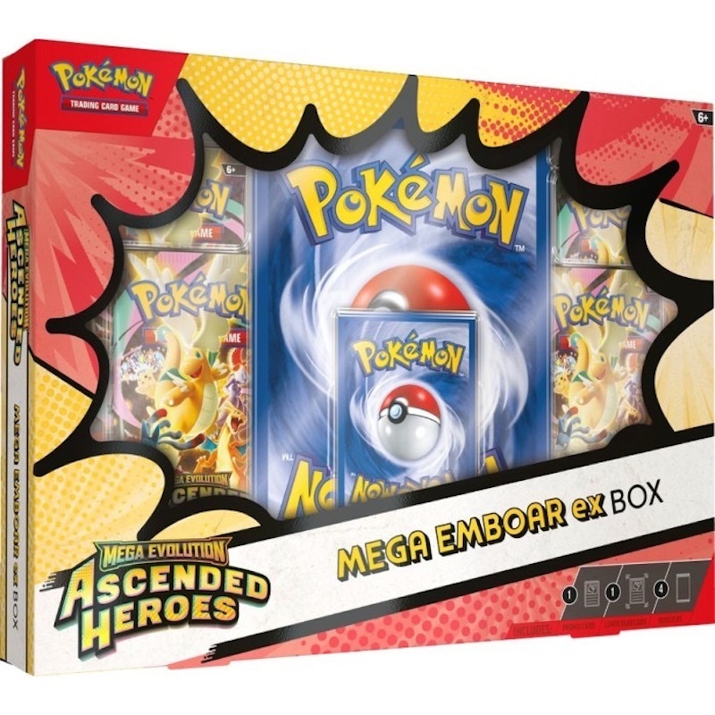 2026 Pokemon Mega Evolution Ascended Heroes Mega Emboar ex Box - 2026 - US