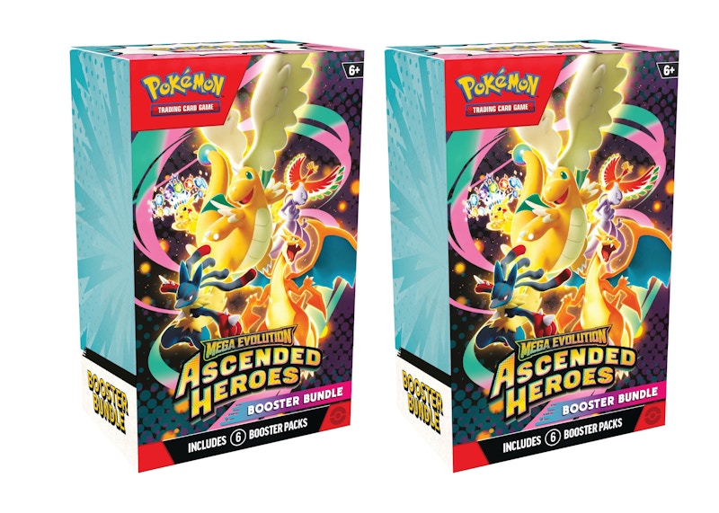 2026 Pokémon Mega Evolution Ascended Heroes Booster Bundle 2x Lot ...
