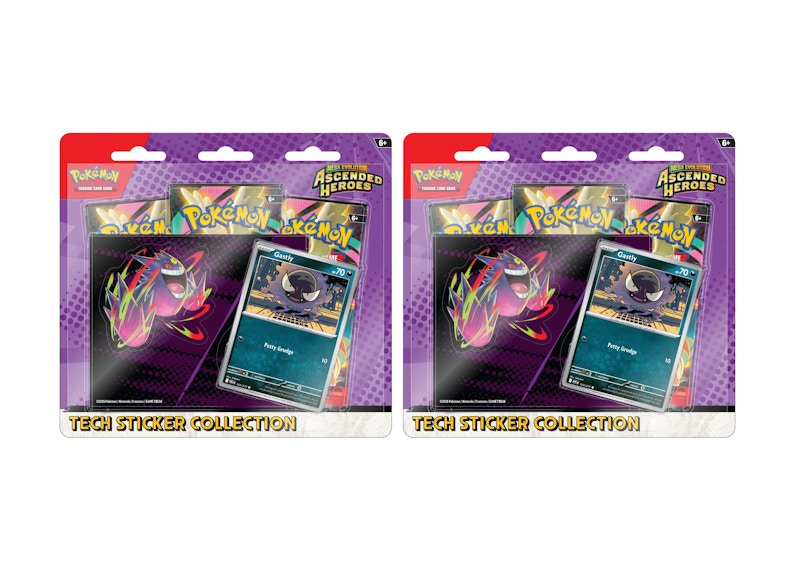 2026 Pokémon Mega Evolution Ascended Heroes Gastly Tech Sticker ...