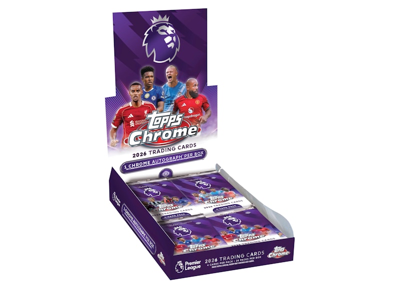 2026 Topps Chrome Premier League Hobby Box - 2026 - US
