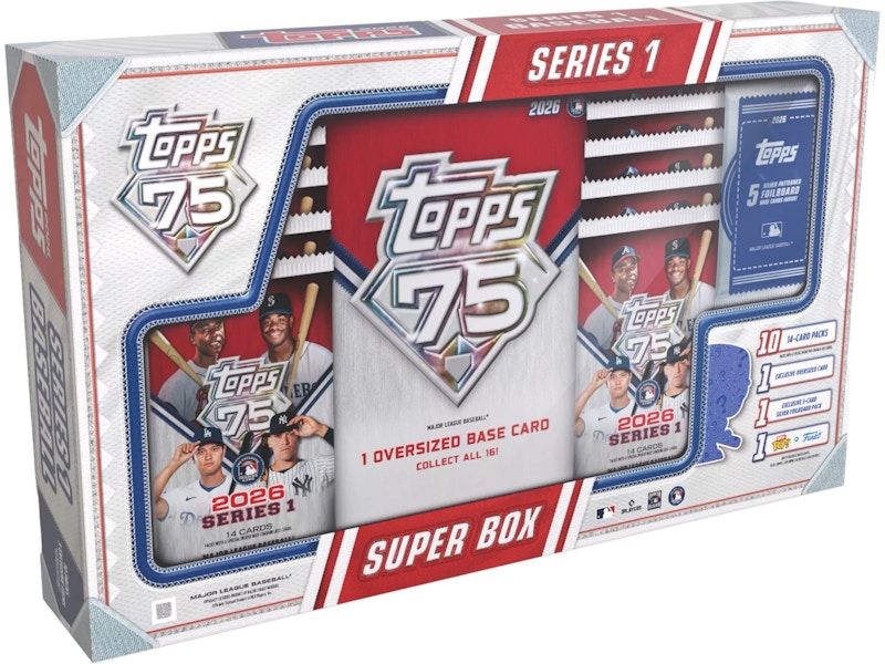 2026 Topps Series 1 Baseball Super Box - 2026 - US