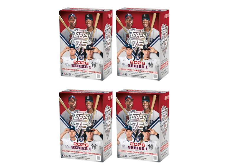 2026 Topps Series 1 Baseball Value Box 4x Lot - 2026 - US