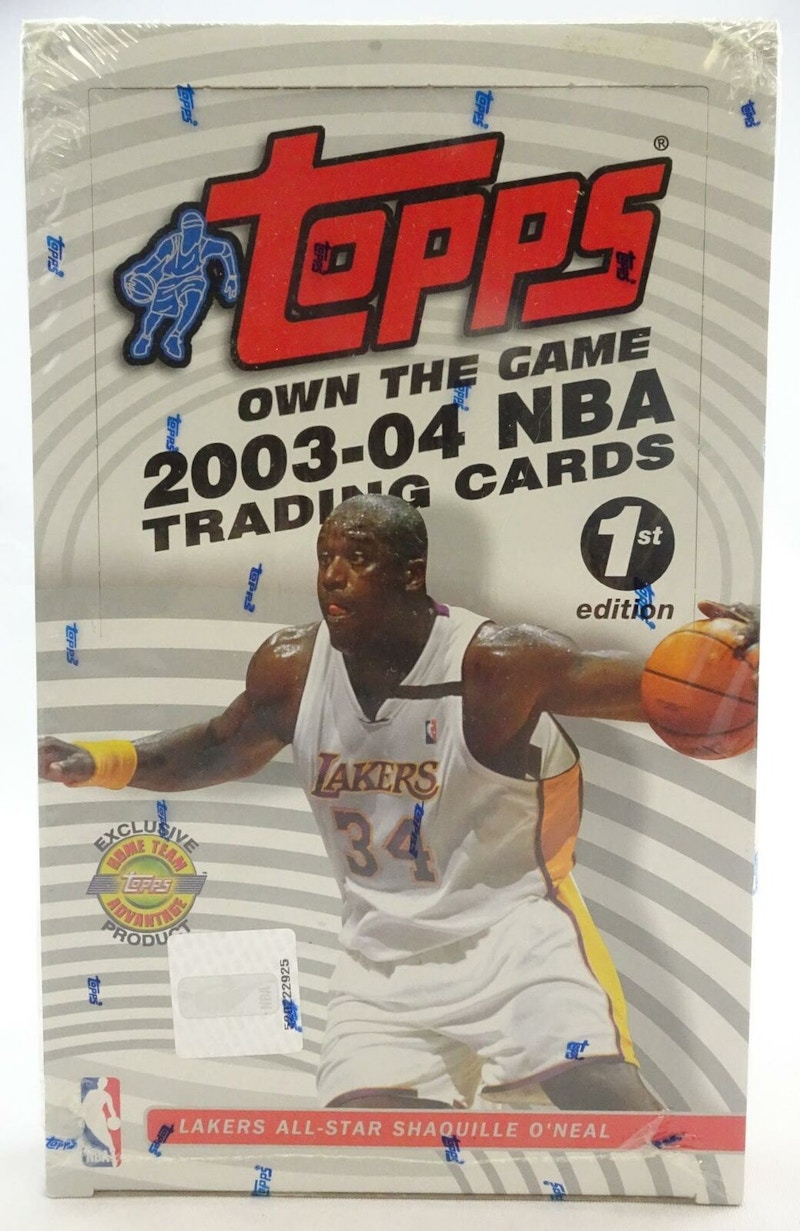 37712 Topps 1st Edition Basketball Hobby Box - 2003-04