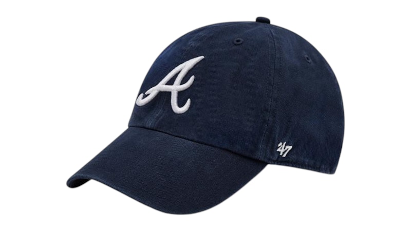 47 Brand MLB Atlanta Braves Clean Up Cap Blue Men's - SS25 - US