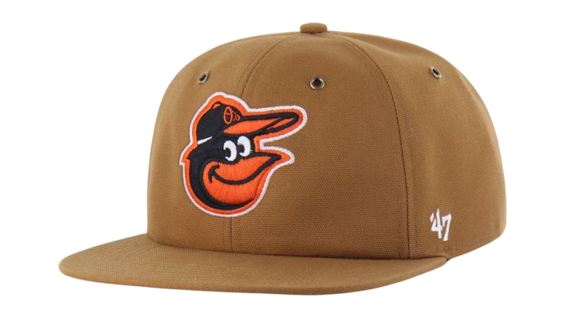 47 Brand x Carhartt MLB Baltimore Orioles Captain Rl Relaxed Fit Cap ...