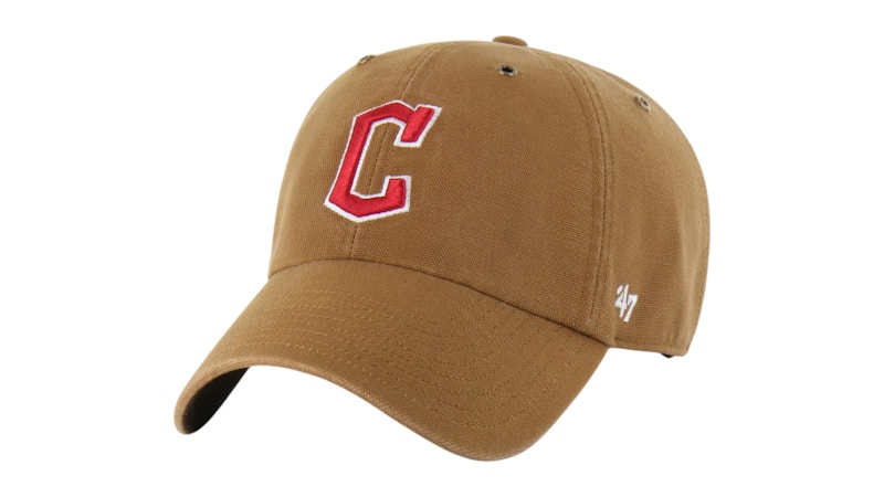 47 Brand x Carhartt MLB Cleveland Guardians Clean Up Cap Brown - SS25 - US