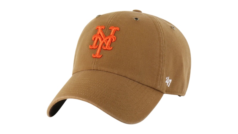 47 Brand x Carhartt MLB New York Mets Clean Up Cap Brown - SS25 - US