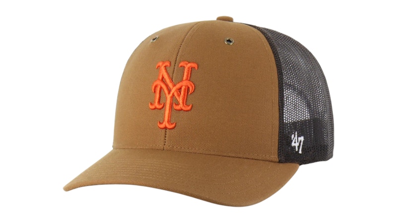 47 Brand x Carhartt MLB New York Mets Trucker Cap Brown - SS25 - US