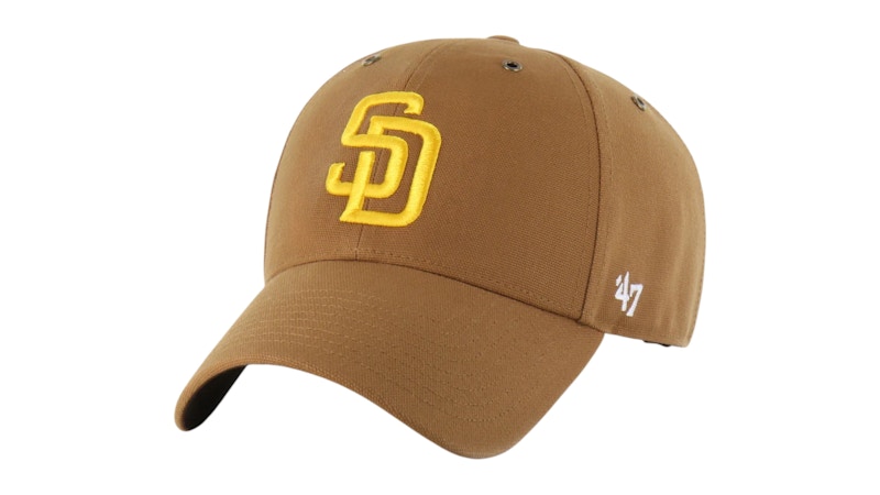 47 Brand x Carhartt MLB San Diego Padres MVP Cap Brown - SS25 - US