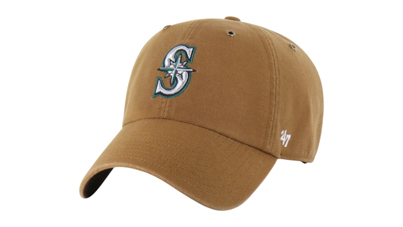47 Brand x Carhartt MLB Seattle Mariners Clean Up Cap Brown - SS25 - US