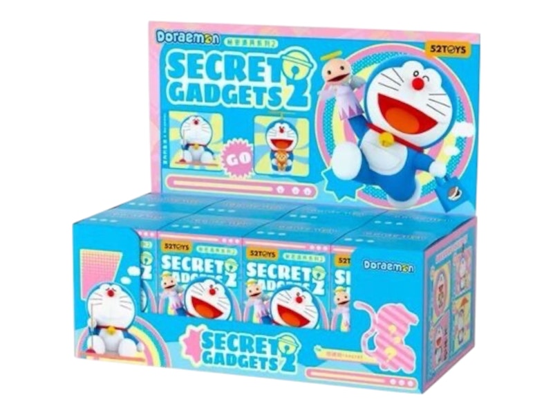 52Toys Doraemon Secret Gadgets 2 Series Figure Sealed Case (8 Blind Box ...
