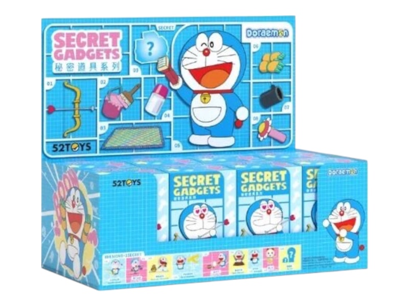 52Toys Doraemon Secret Gadgets Series Figure Sealed Case (8 Blind Box) - US