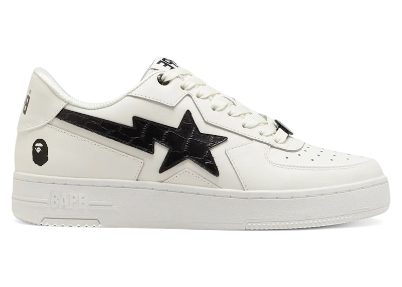 A Bathing Ape Bape Sta Icon #1 M2 White Black Men's - 1FWL-301-306-BLK ...
