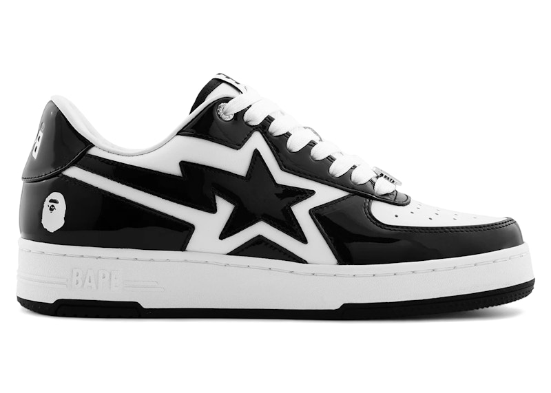 A Bathing Ape Bape Sta Icon Low #1 Black Men's - 1L80-191-305/1L80-291 ...