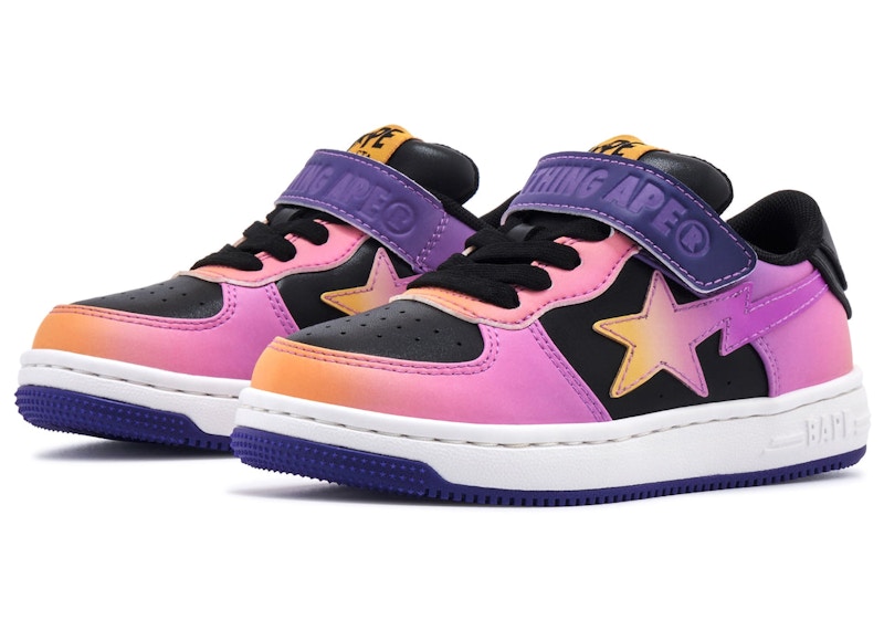 A Bathing Ape Bape Sta Purple Gradation (Kids) Kids' - 1J20-391-002 - US