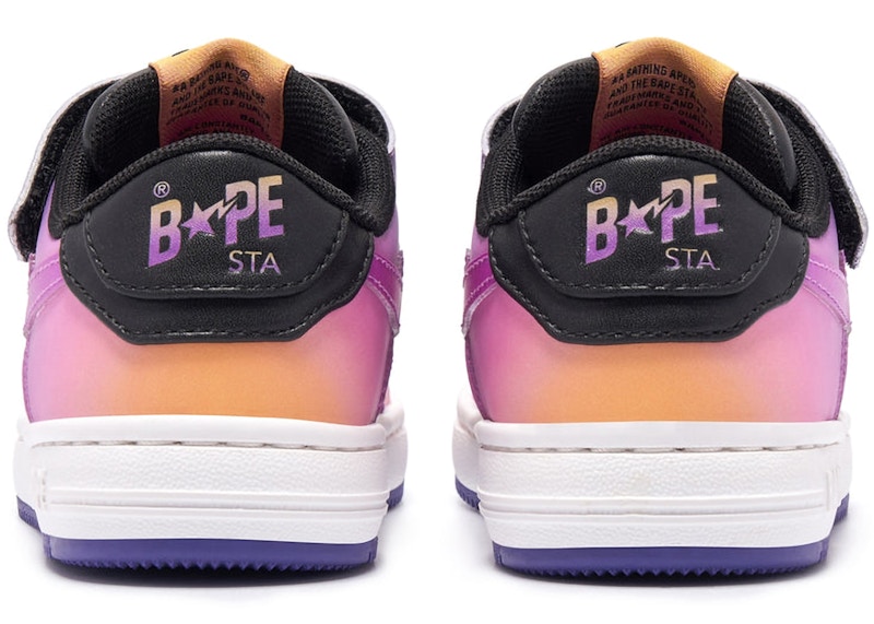 A Bathing Ape Bape Sta Purple Gradation (Kids) Kids' - 1J20-391-002 - US