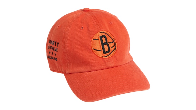 A24 Marty Supreme x 47 Brand Brooklyn Nets Hat Orange - SS26 - US