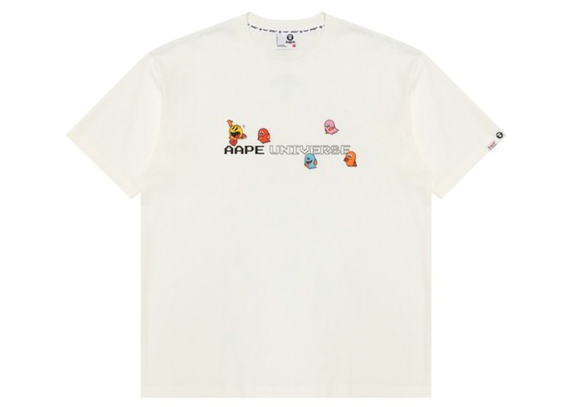 BAPE x Pac-Man #4 Tee Ivory Men's - SS23 - US