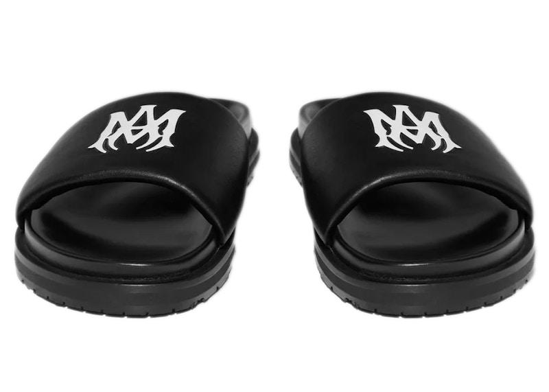 AMIRI Leather Slide Black Men's - PF22MFF002-004 - US