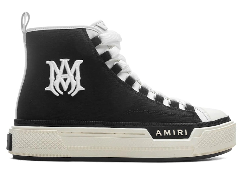 AMIRI M.A. Logo Court High Black White Men's - PXMFS005-004/PS23MFS015 ...