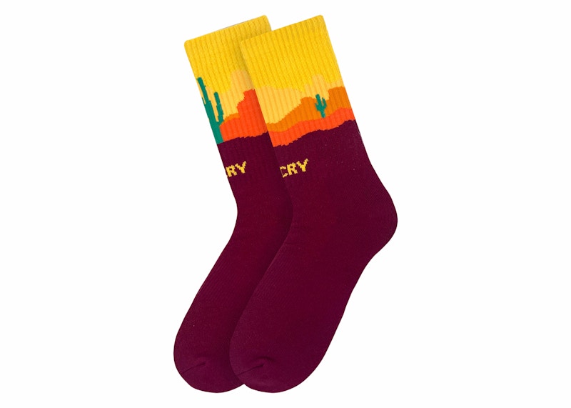 APTHCRY Landscape Socks Desert 남성 - SS24 - KR