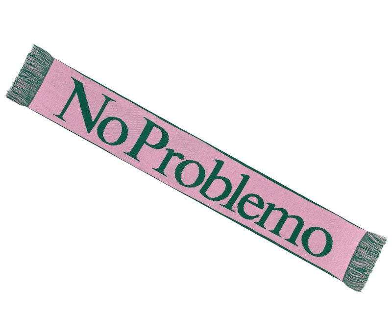 Aries No Problemo Scarf Green Pink - FW22 - US
