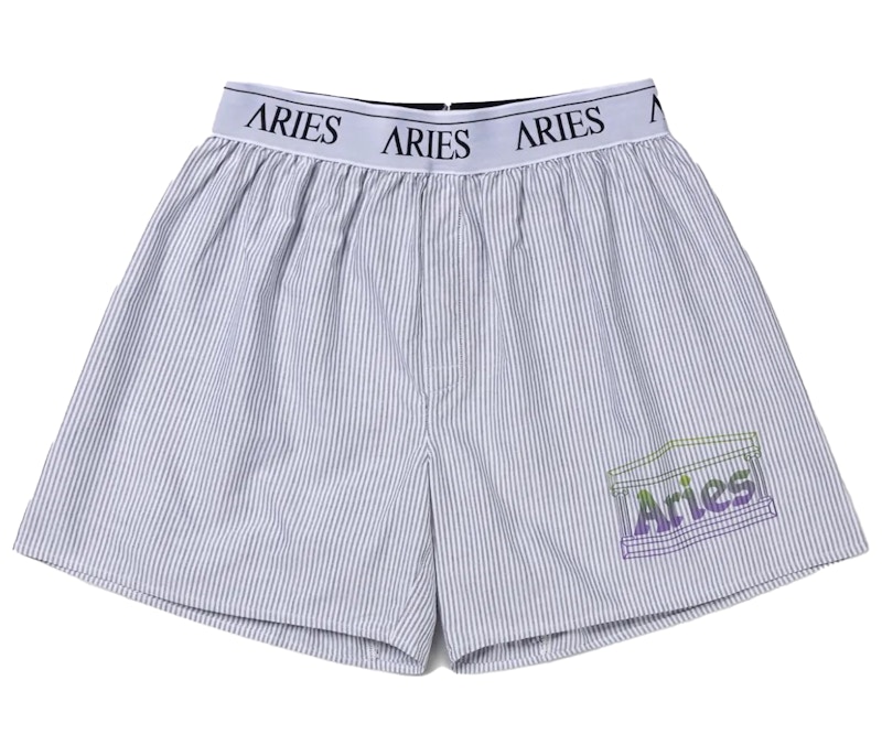 Aries Temple Boxers Black White - FW22 - US